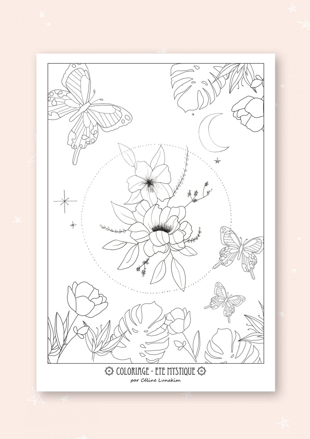 Colouring pages to download for free - Celine Lunakim