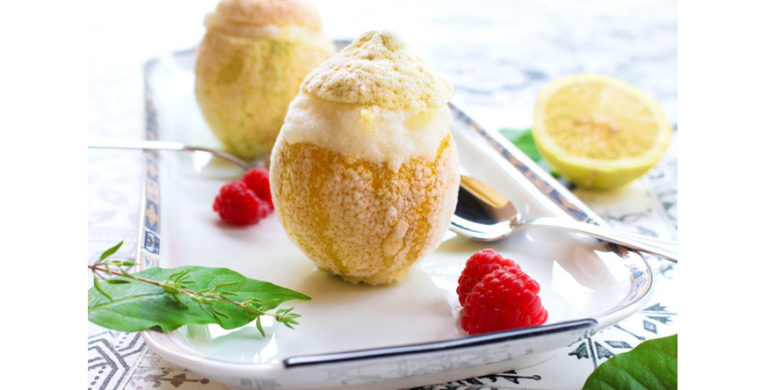 Citron givré - sorbet citron - recette - Celine Lunakim