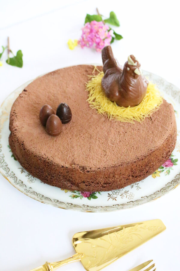Gâteau de Pâques recette -Idée dessert décoratif Pâques- Céline Lunakim
